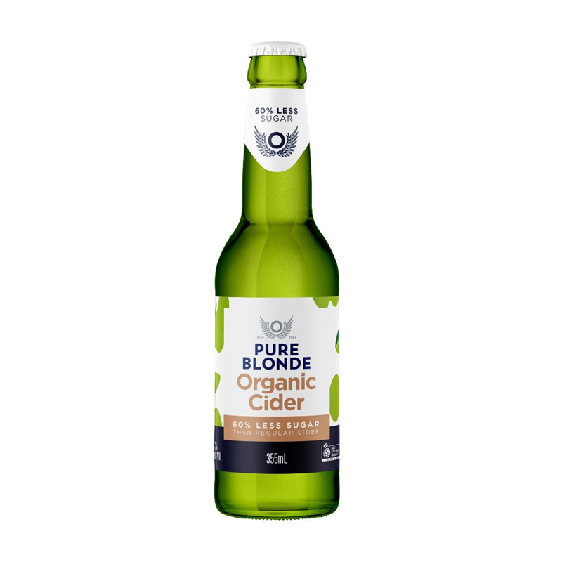 Pure Blonde - Organic Cider 355ml Bottle – Drink FAB